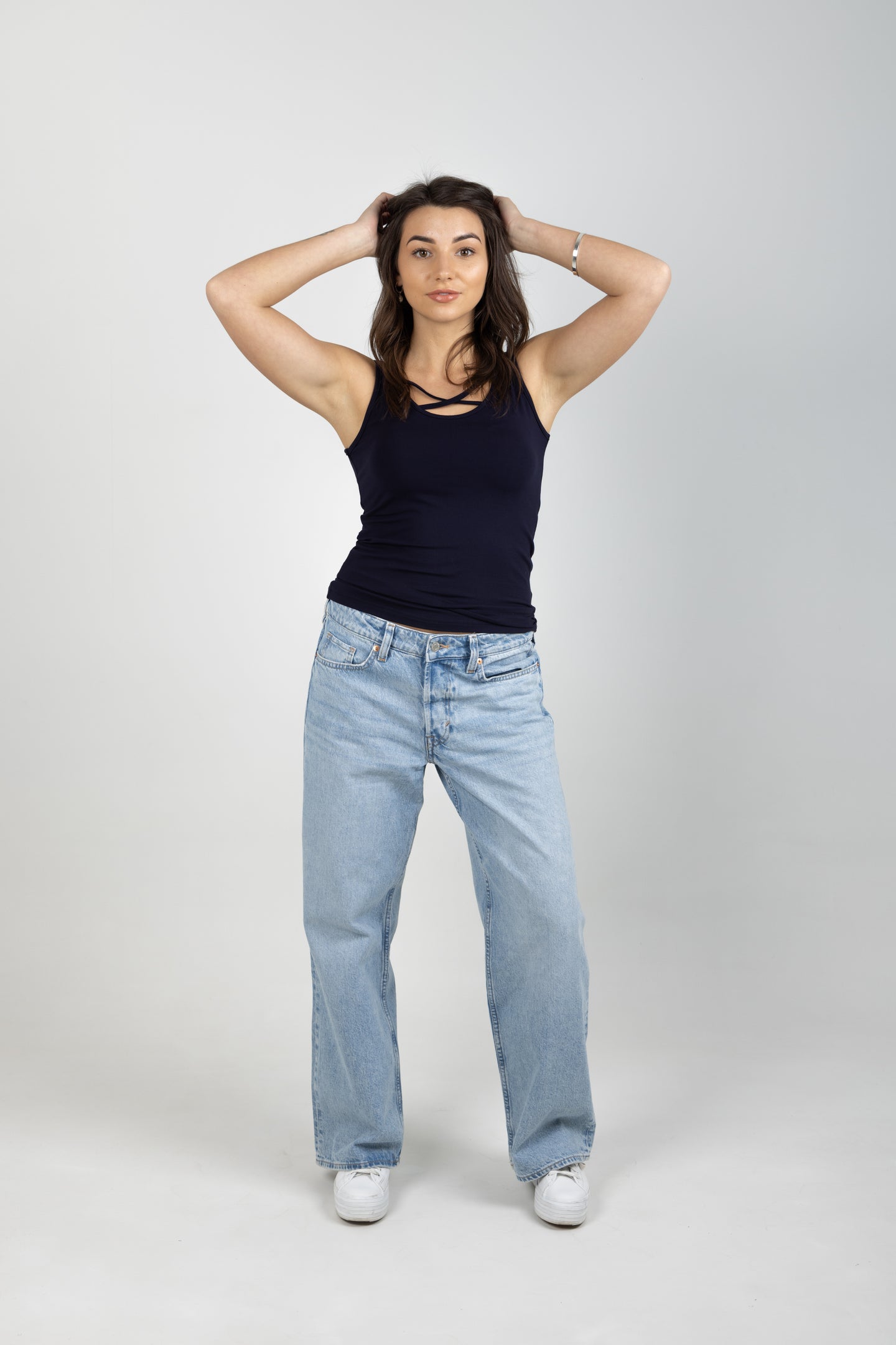 ARIANA TANK BLUE NOIR – Blank Space The Store