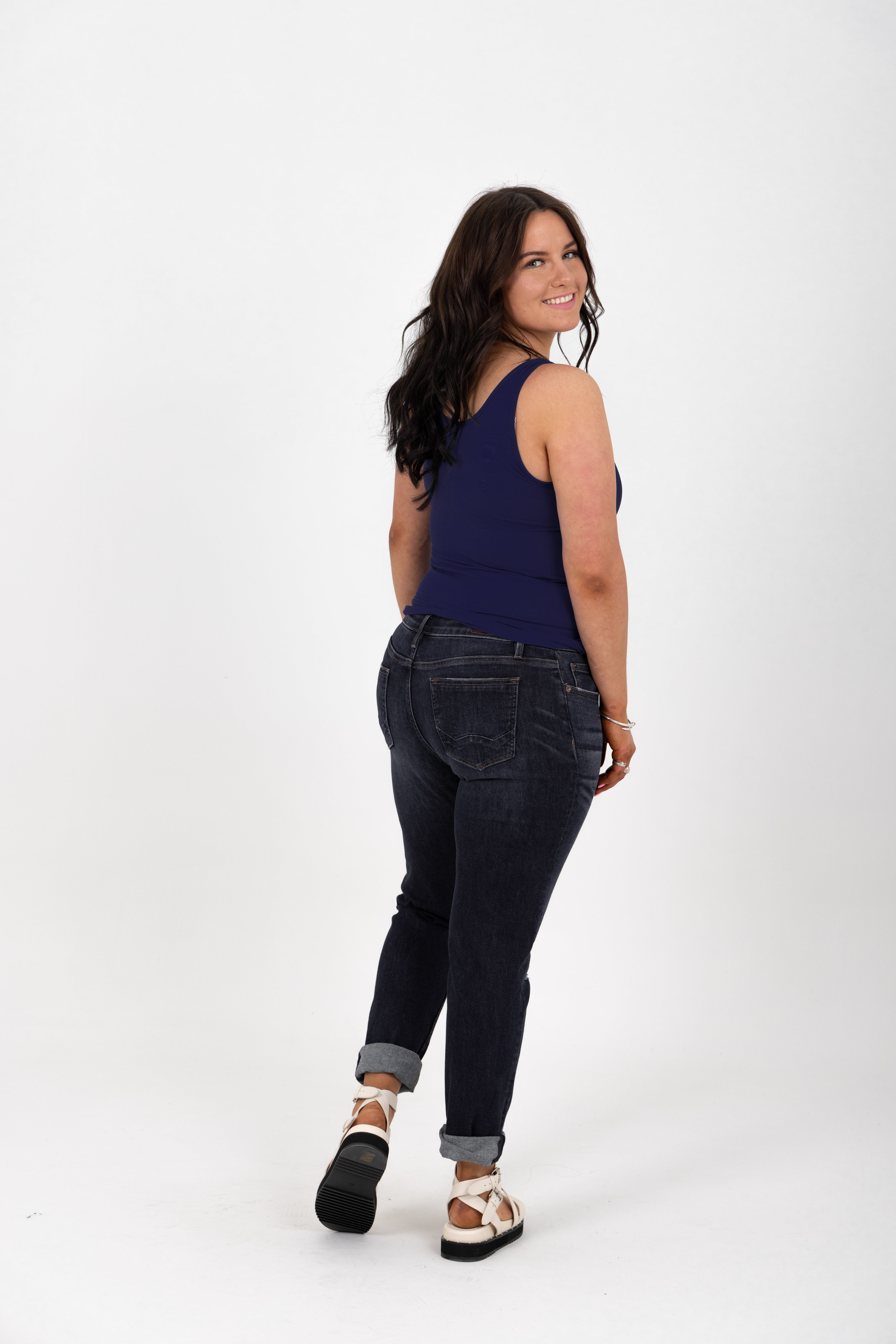 ARIANA TANK BLUE NOIR – BLANK SPACE.