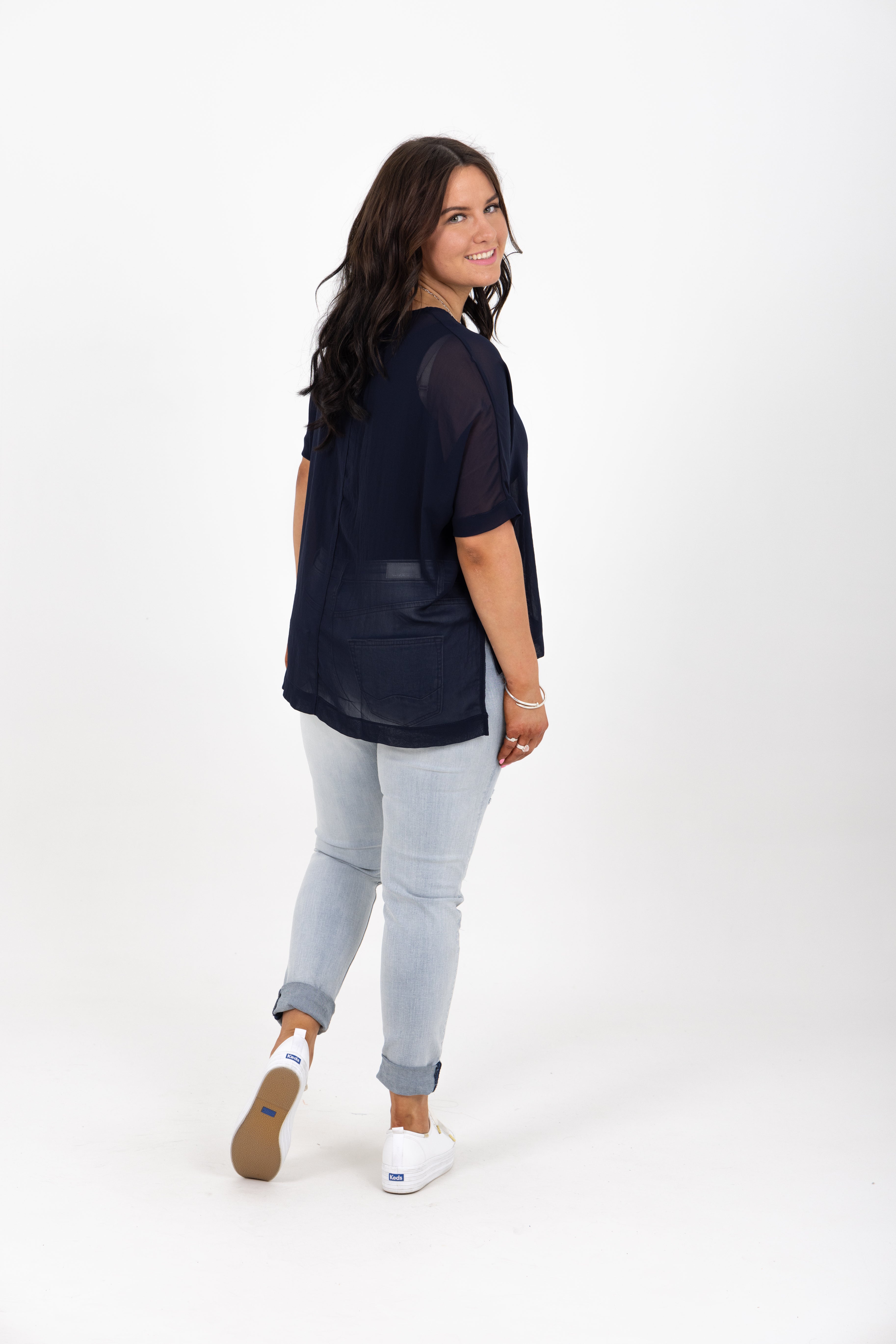 GRACE TEE BLUE NOIR – BLANK SPACE.