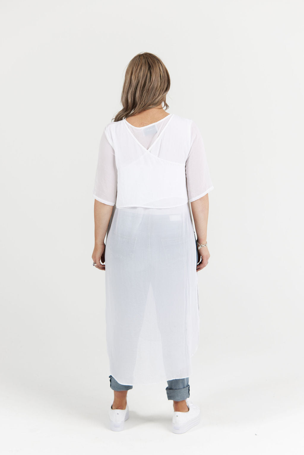 HAZEEL TABARD WHITE – BLANK SPACE.